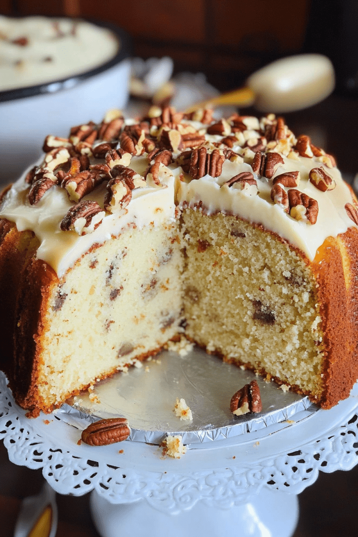 Butter Pecan Pound Cake