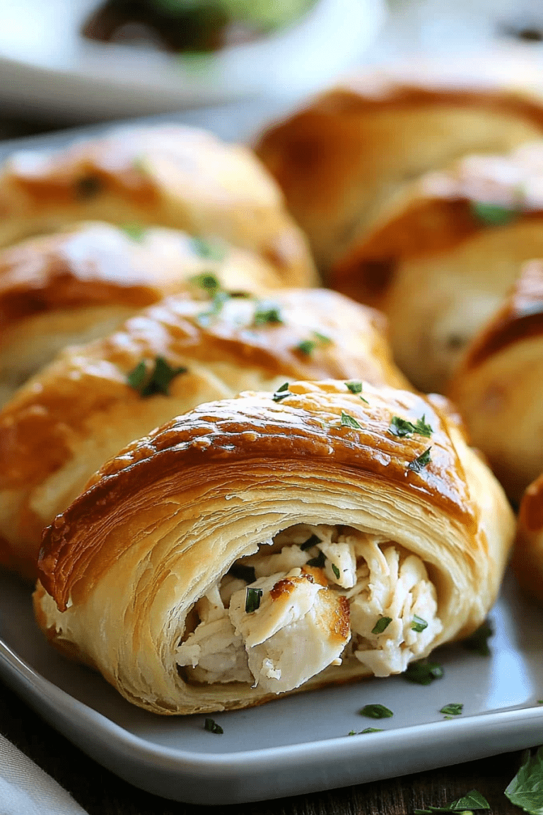 Chicken Crescent Roll Ups