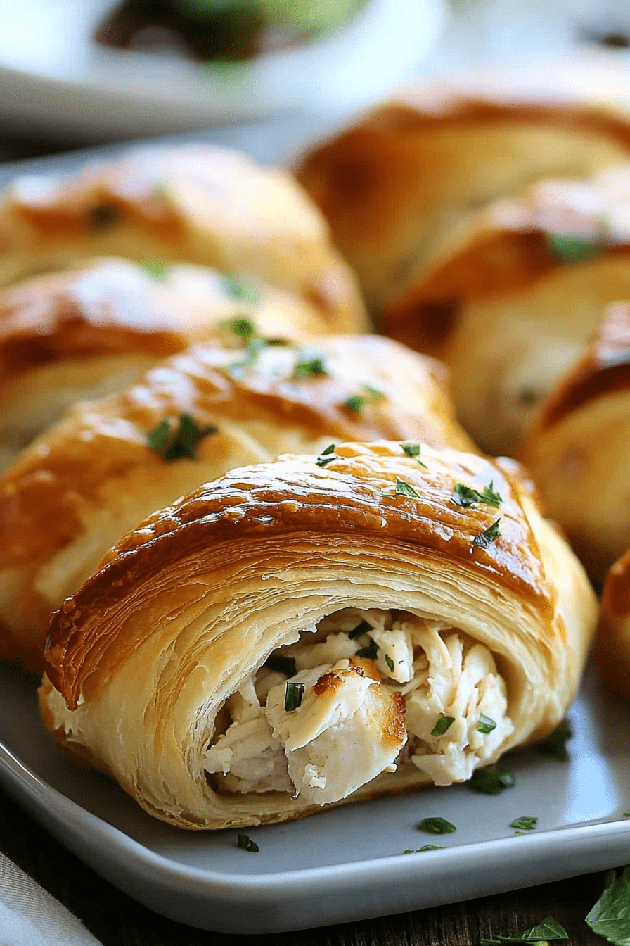 Chicken Crescent Roll Ups