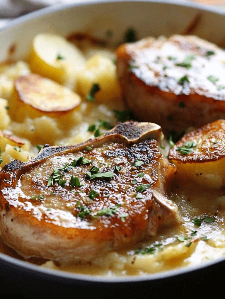 Pork Chops with Scalloped Potatoes