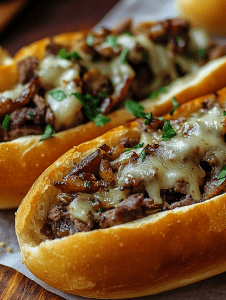 Philly Cheesesteak Garlic Bread