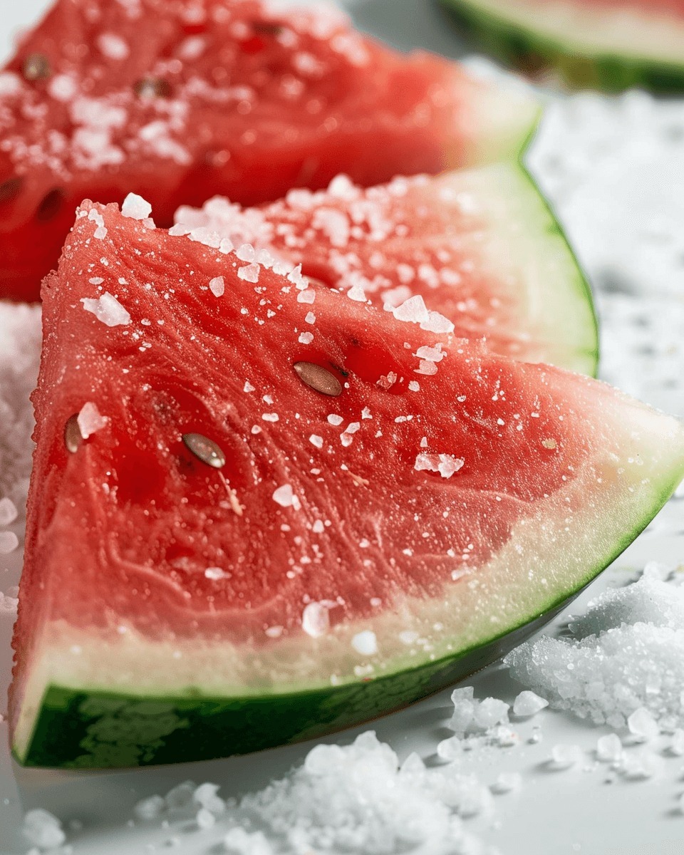 Salted Watermelon with Optional Flavors