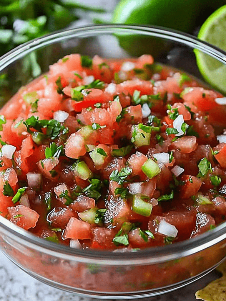 Best Homemade Salsa Ever