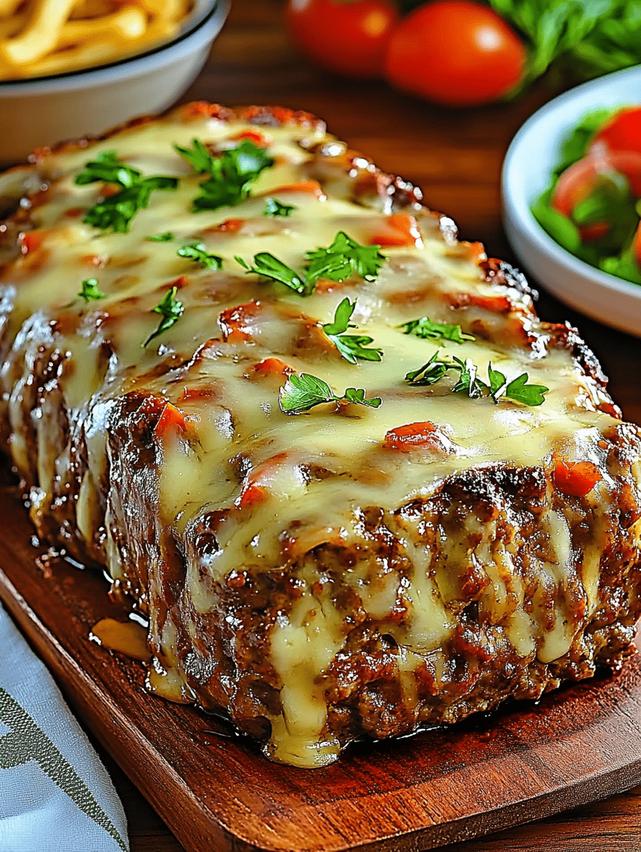 Savory Cheesesteak Meatloaf