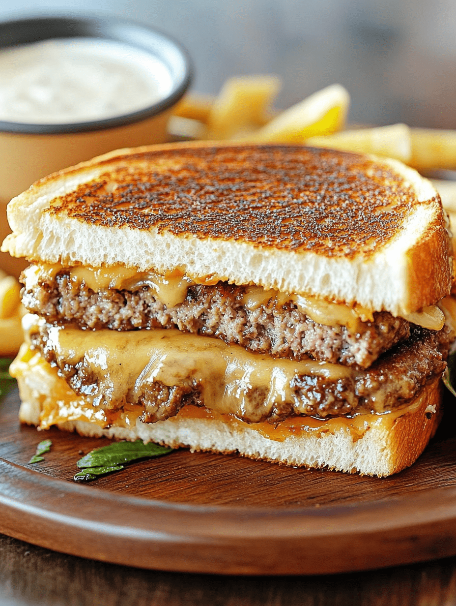 Cheesy Patty Melts with Special Sauce