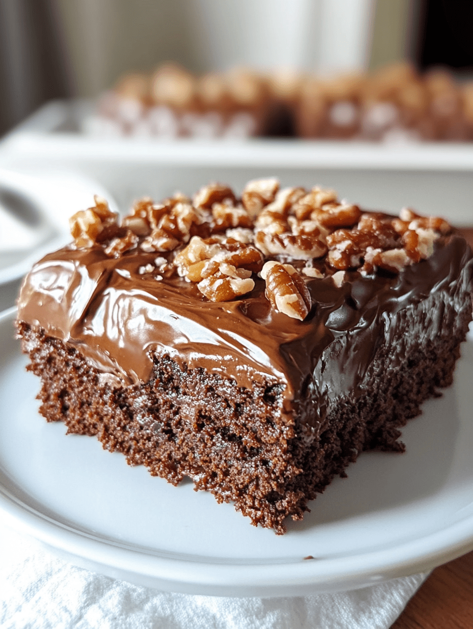 German Chocolate Sheet Cake