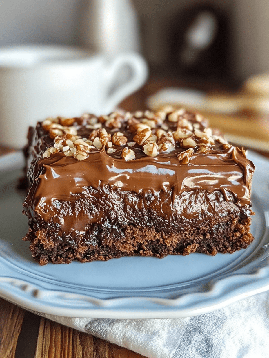 German Chocolate Sheet Cake