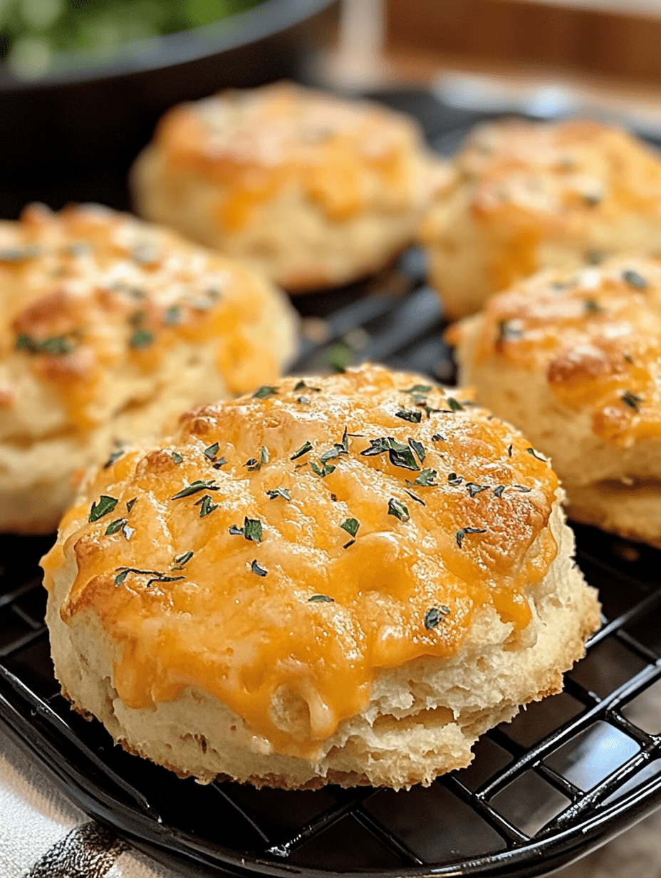 Cheddar Garlic Biscuits