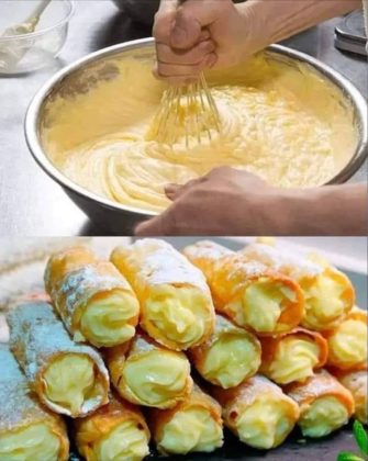 Cannoli with Custard Filling Recipe