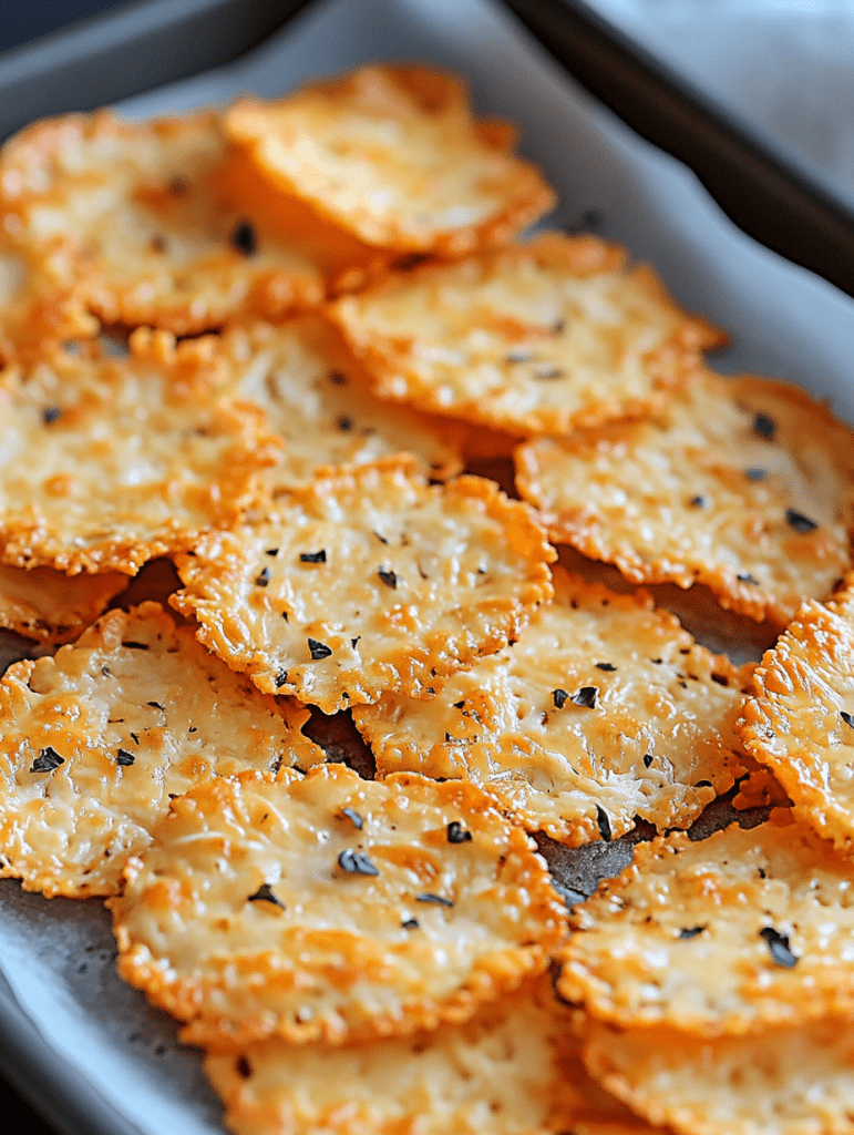 Crispy Cheese Crisps Recipe