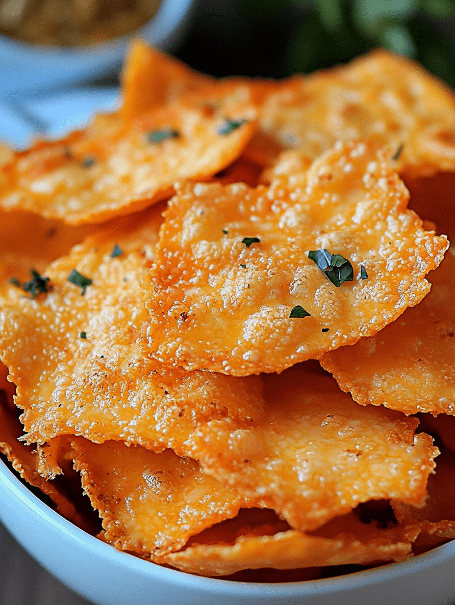 Crispy Cheese Crisps Recipe