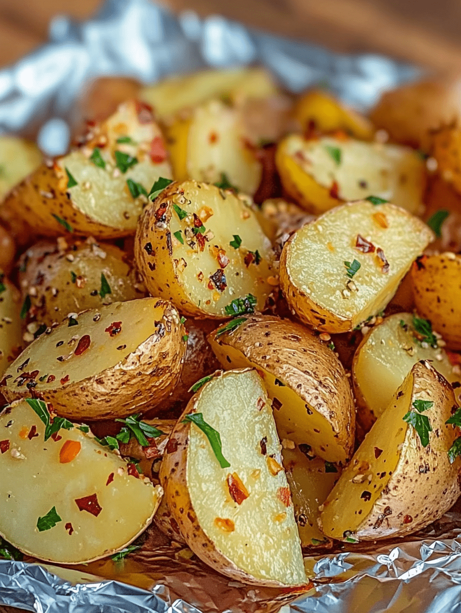 Easy Potatoes Foil Packet Recipe