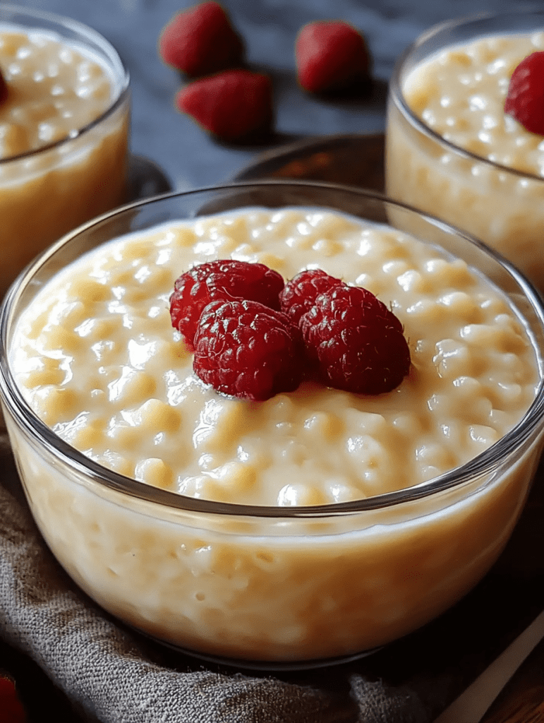 Classic Tapioca Pudding Recipe