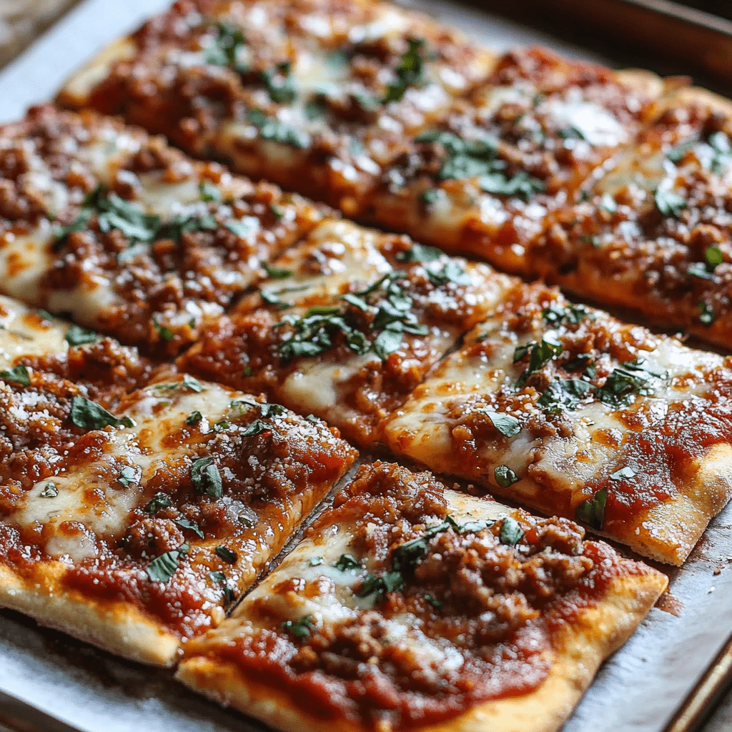 Homemade School-Style Pizza Recipe