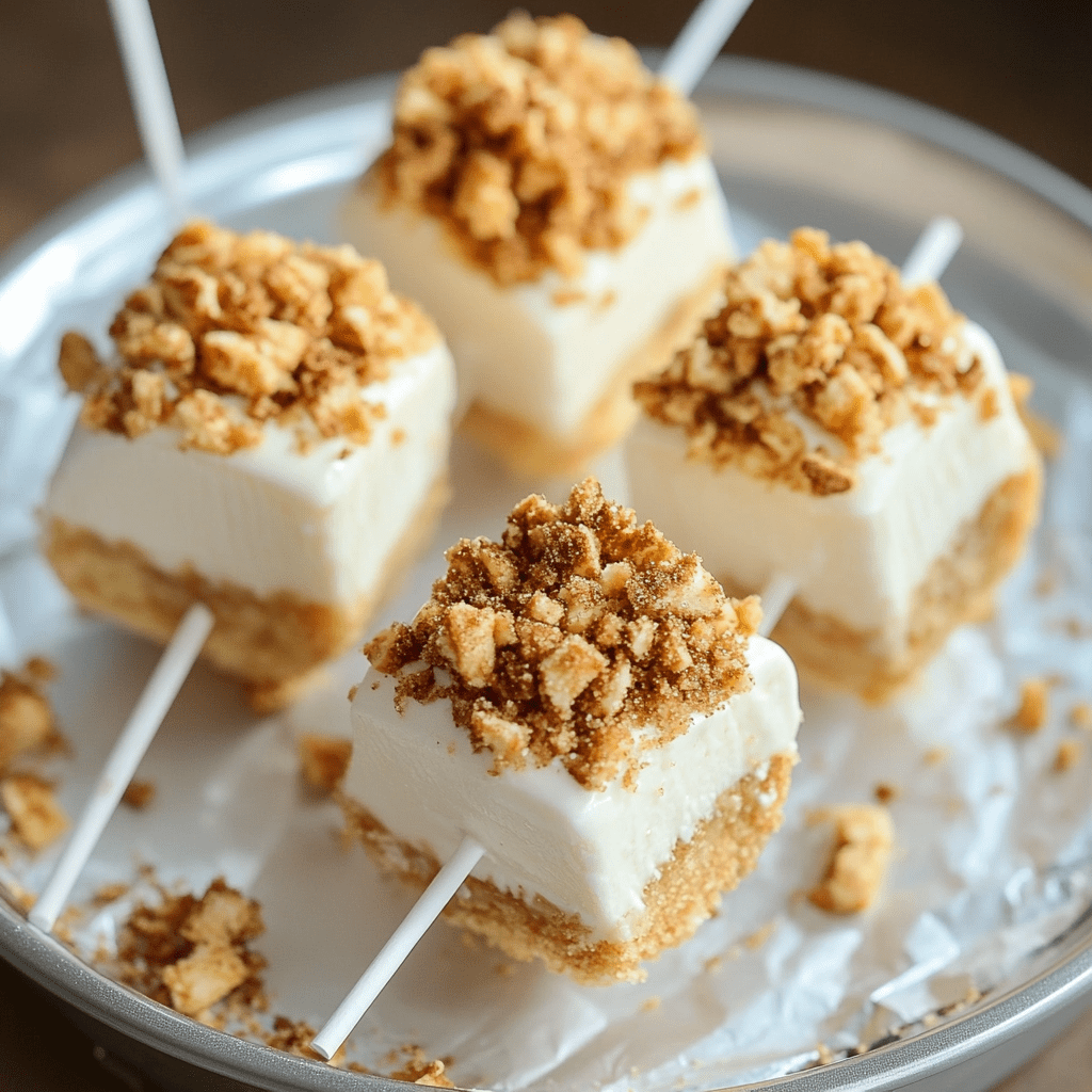 Cinnamon Toast Crunch Cheesecake Pops