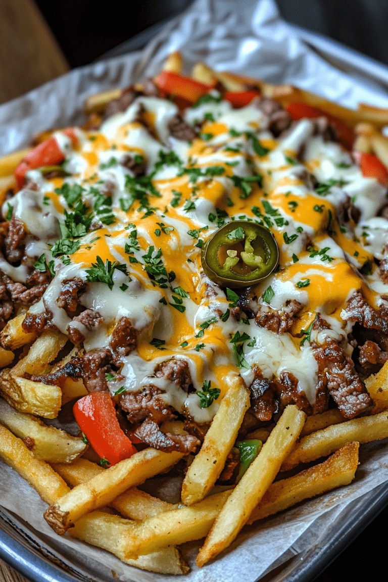 Philly Cheesesteak Fries