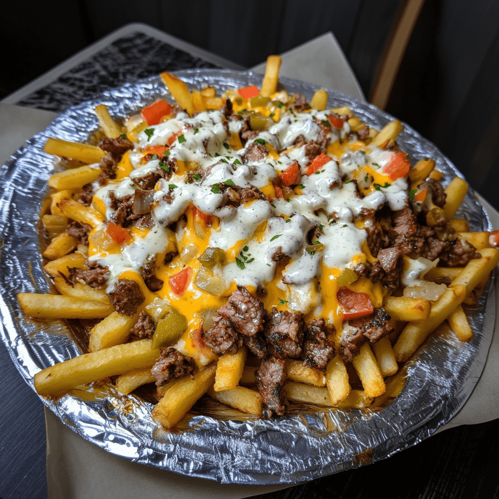 Philly Cheesesteak Fries Recipe