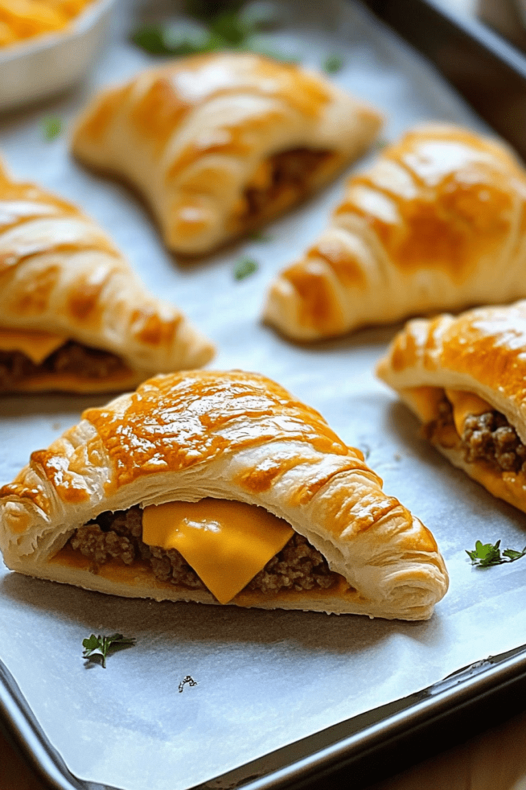Cheeseburger Pockets