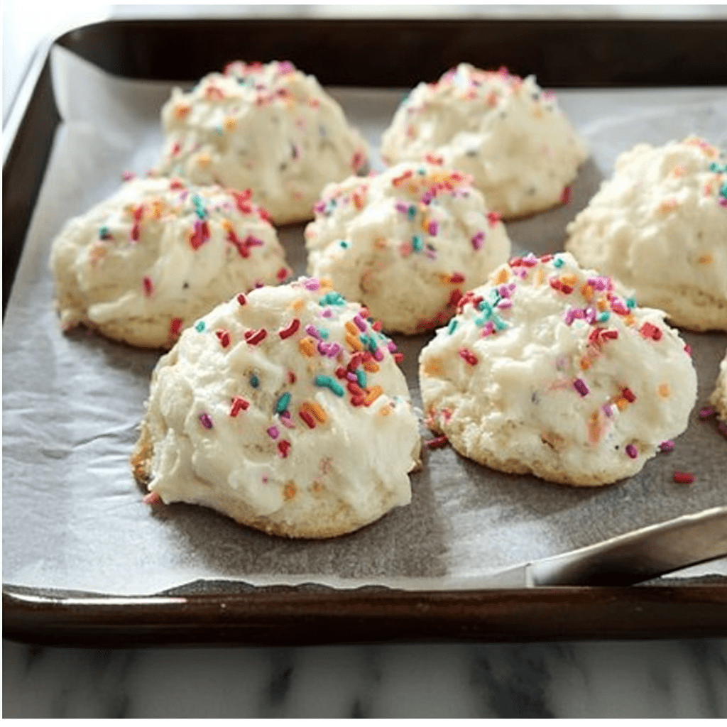 Heavenly Angel Food Cake Cookies