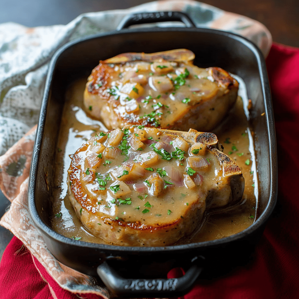 Honey Mustard Baked Pork Chops