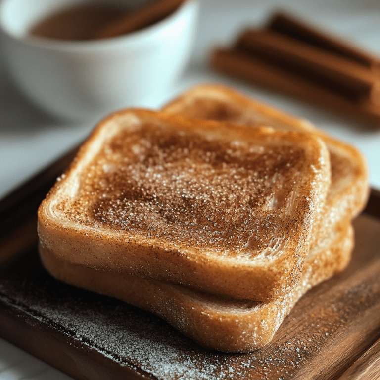 Cinnamon Sugar Toast