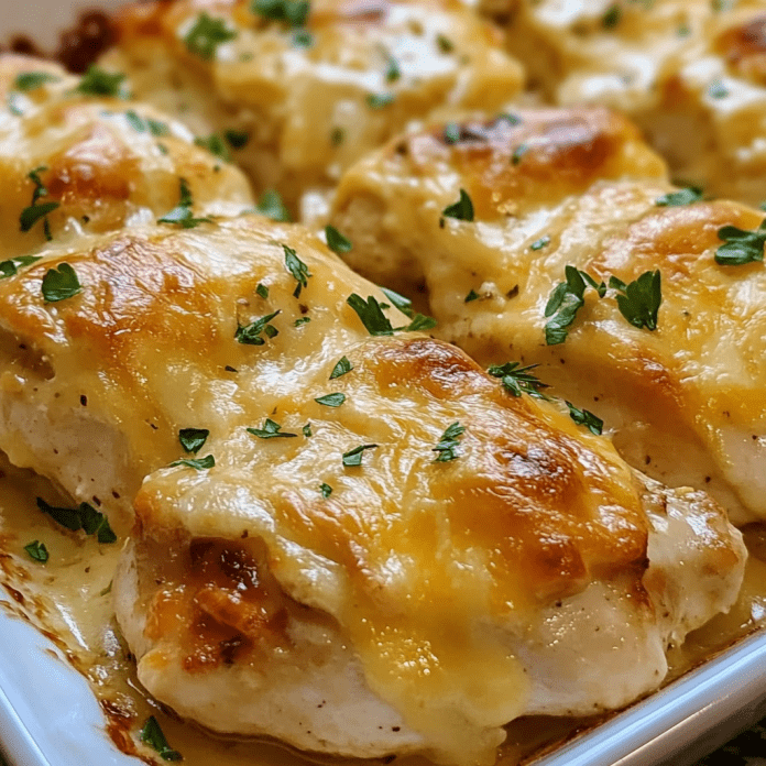 Cheesy Baked Chicken Breasts