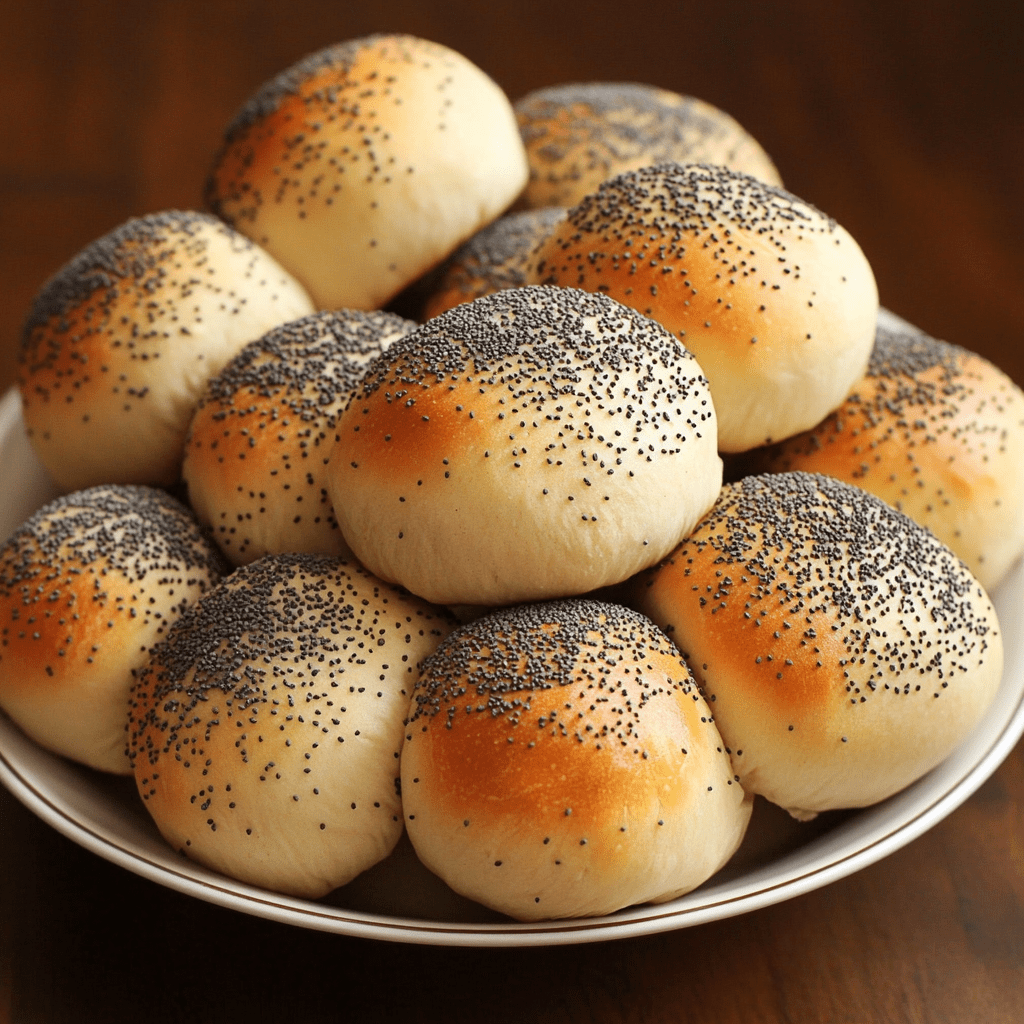 Poppy Seed Dinner Rolls