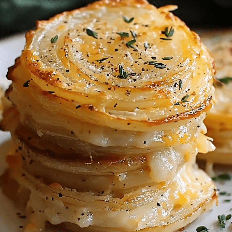 Cheesy Baked Onion Stacks