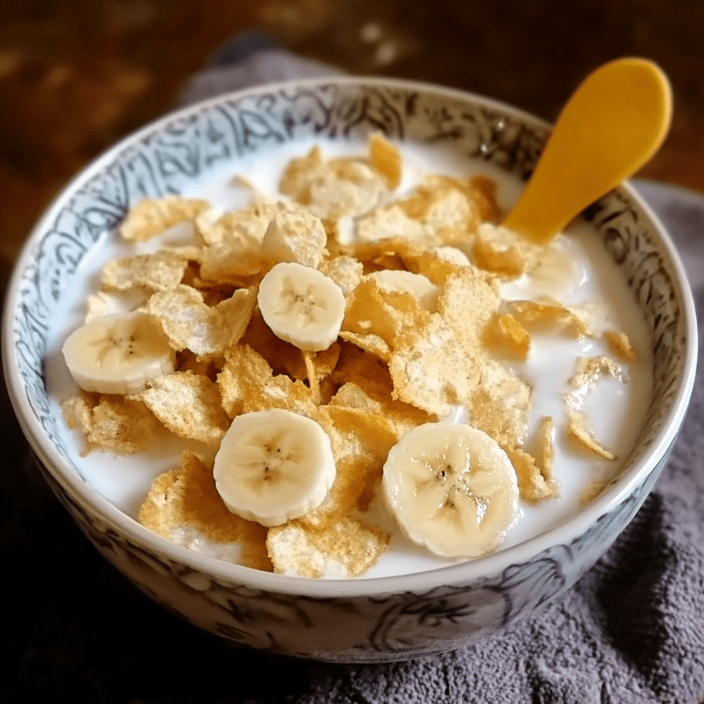 Corn Flakes with Bananas