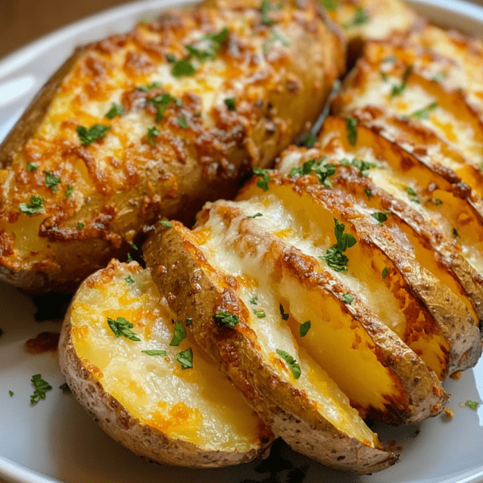 Sliced Baked Potatoes