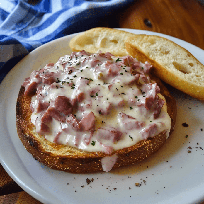 Creamed Chipped Beef on Toast