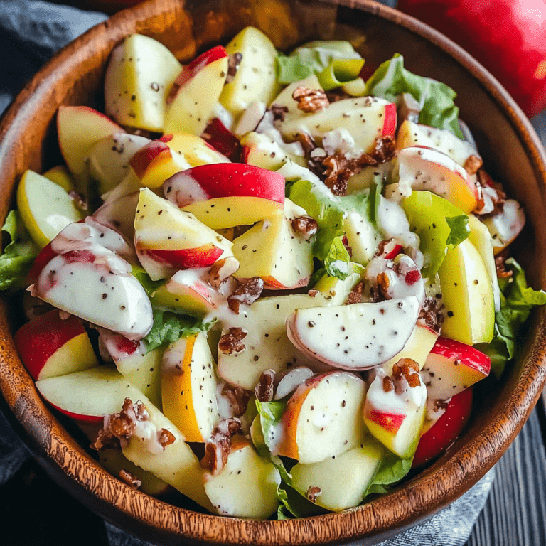 Apple Salad with Honeycrisp Apples and Creamy Dressing