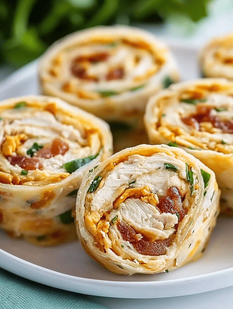 Chicken Bacon Ranch Pinwheels