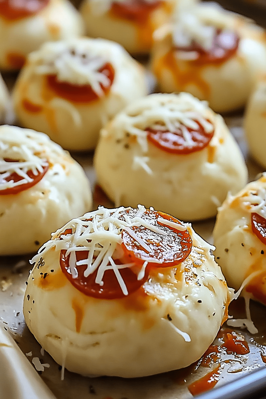 Cheesy Pepperoni Pizza Bombs