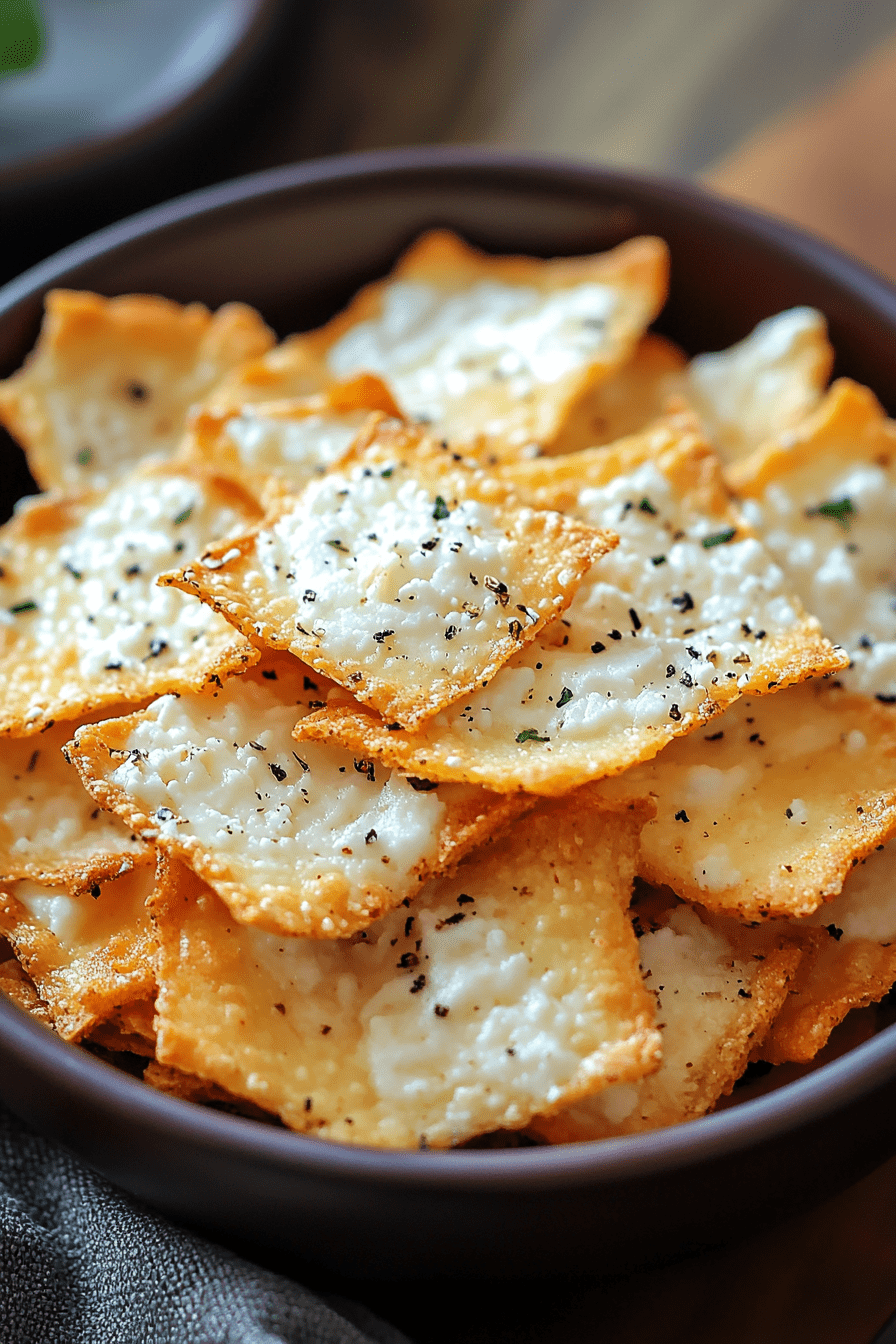 Cottage Cheese Chips