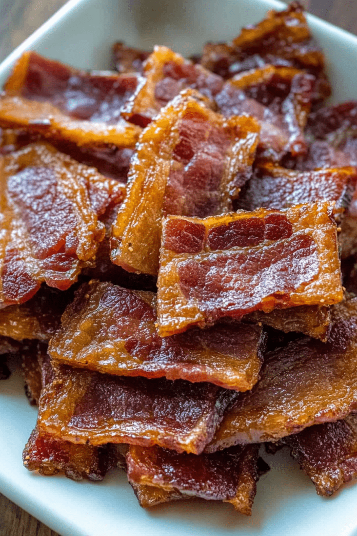 Candied Bacon Crackers
