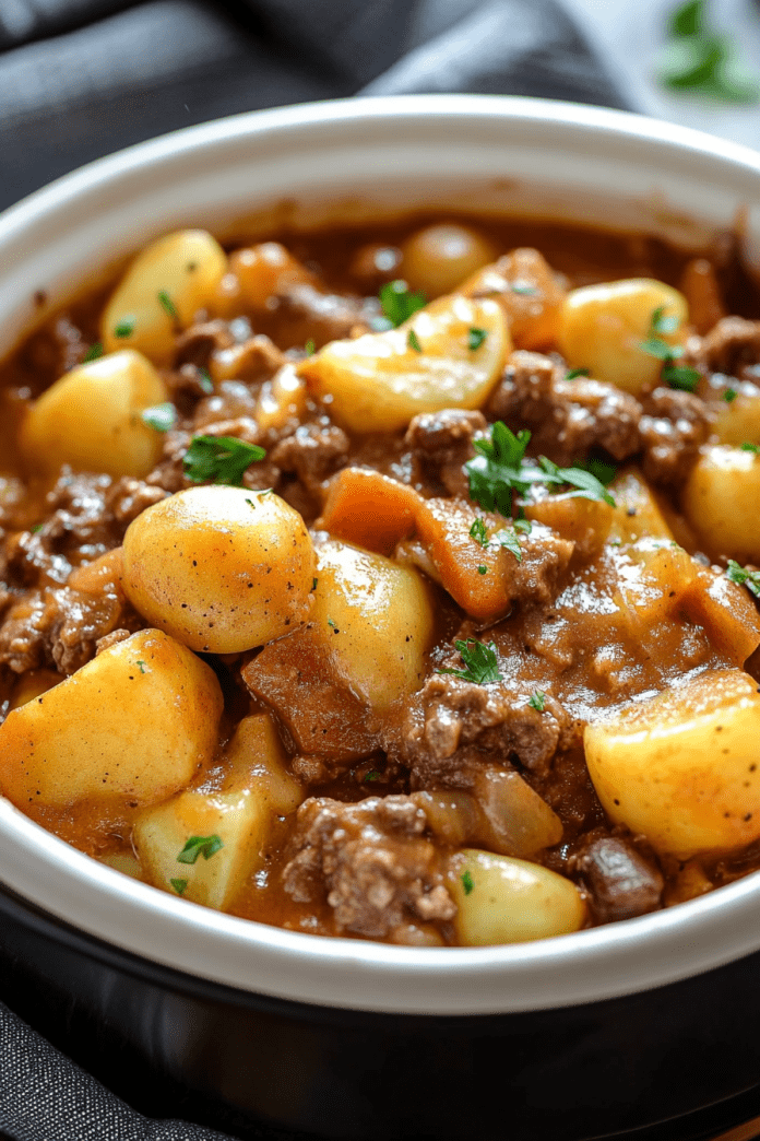 Slow Cooker Cowboy Casserole