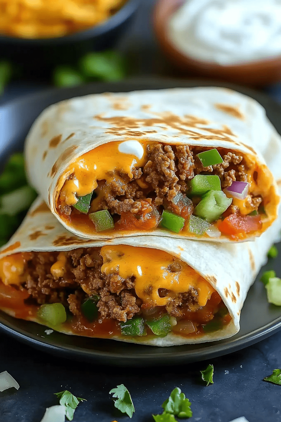 Nacho Cheese Beef Wrap