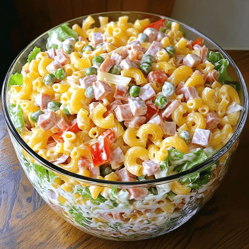 Layered Pasta Salad