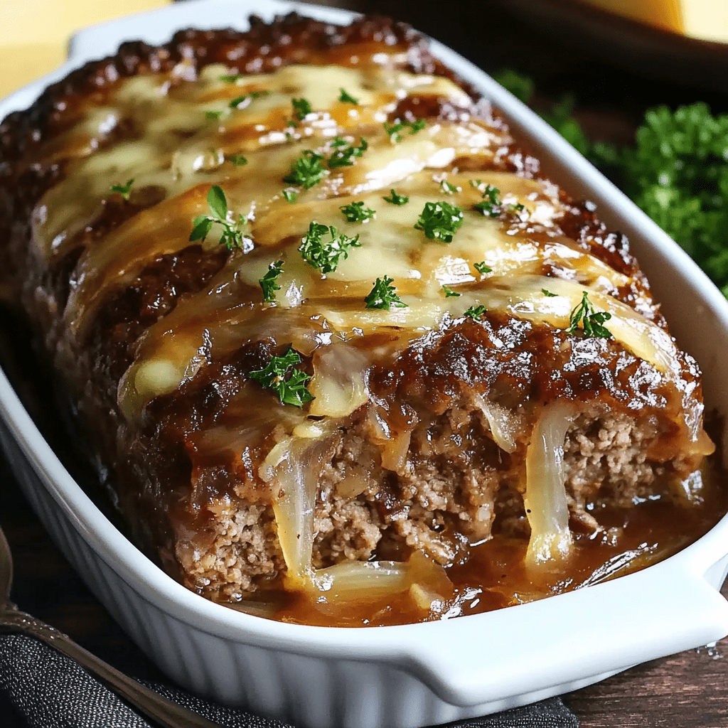 French Onion Meatloaf