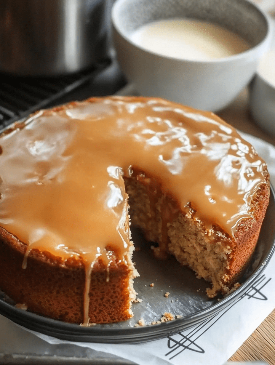 Homemade Caramel Cake