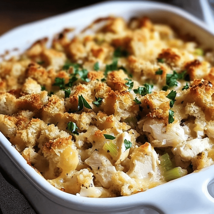 Chicken and Dressing Casserole