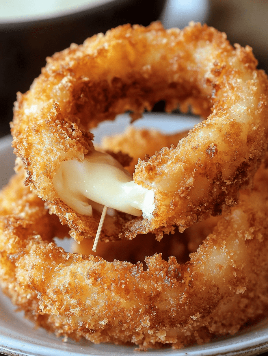 Cheesy Onion Rings