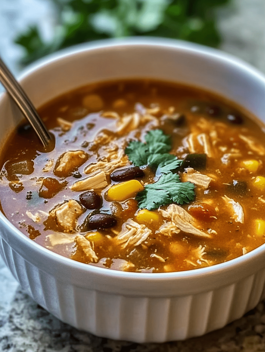8-Can Chicken Taco Soup