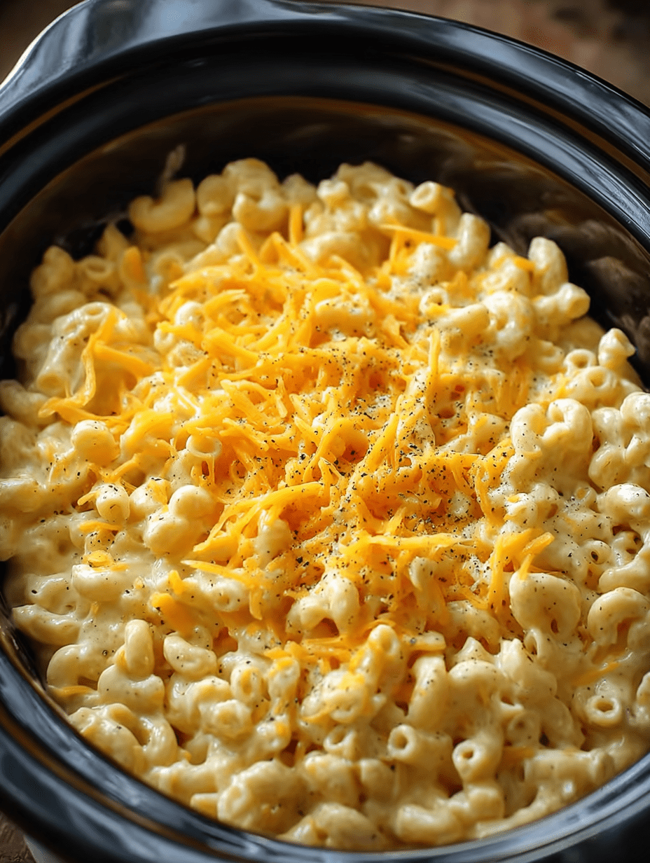 Slow Cooker 3-Ingredient Mac and Cheese