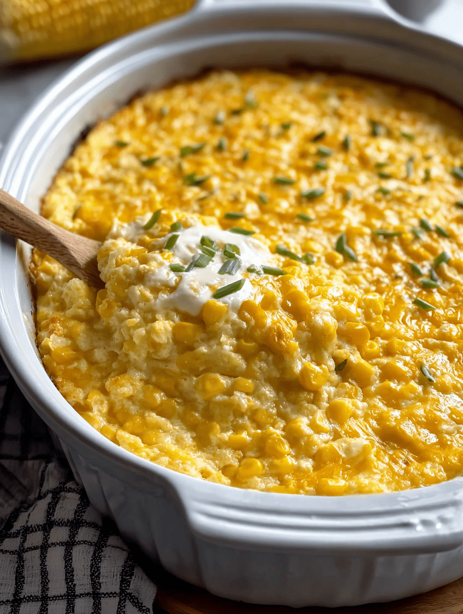 Cream Cheese Corn Casserole