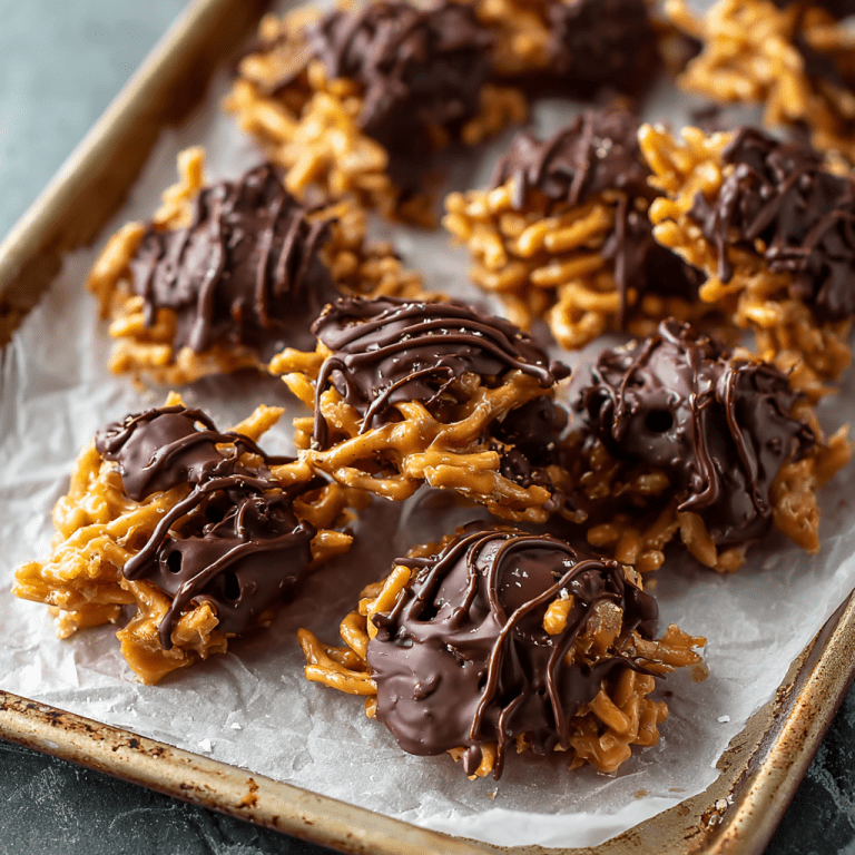 Chocolate Peanut Butter Haystacks