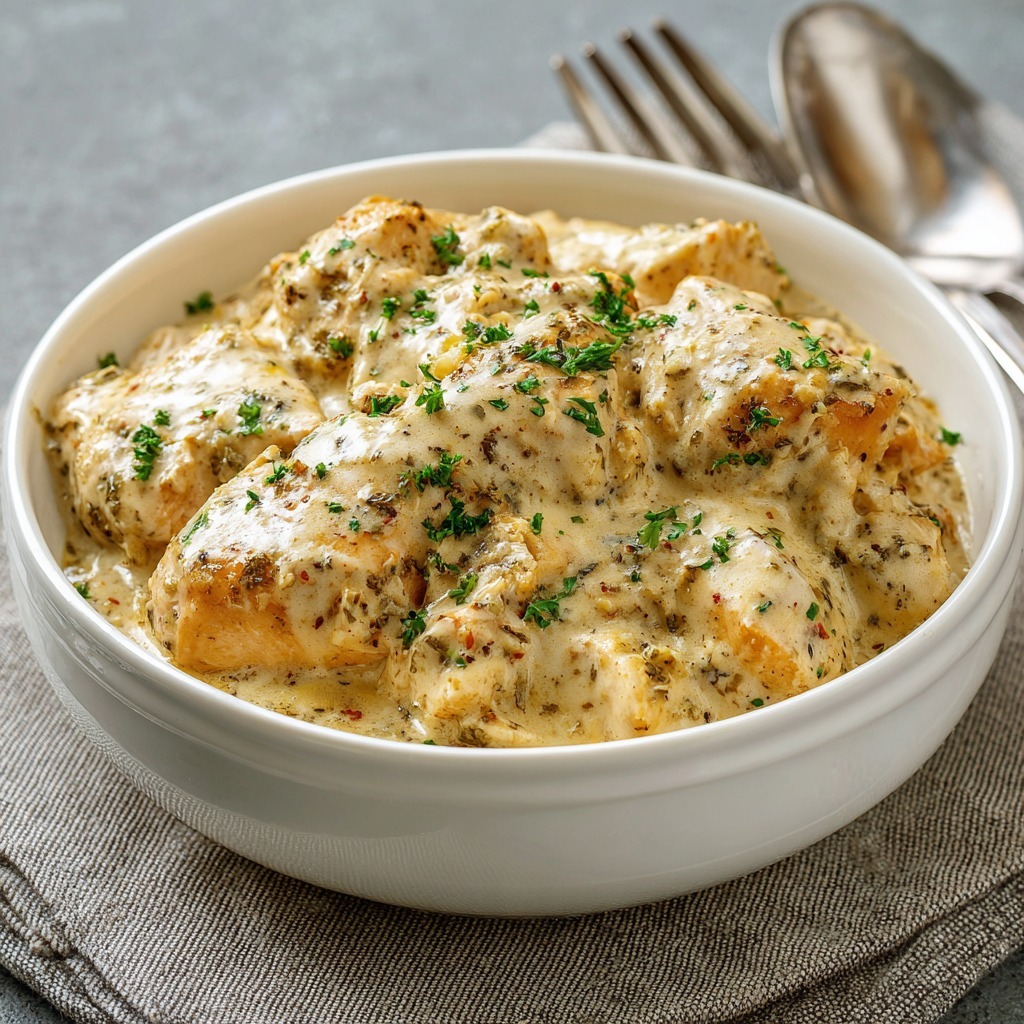 5-Ingredient Slow Cooker Angel Chicken with Italian Dressing Mix