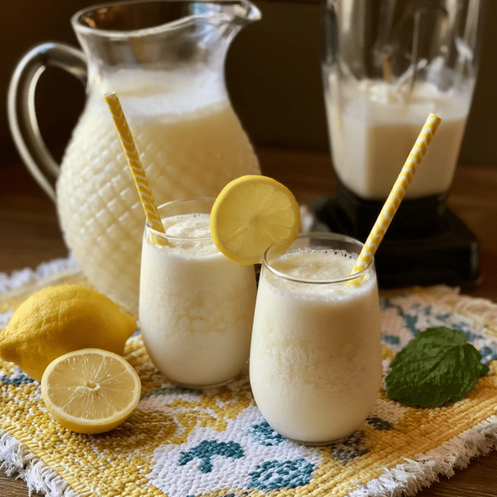 2-Ingredient Frosted Lemonade