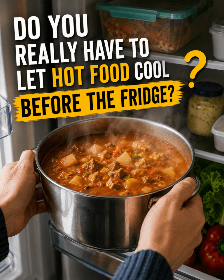 Do You Really Have to Let Hot Food Cool Before the Fridge?